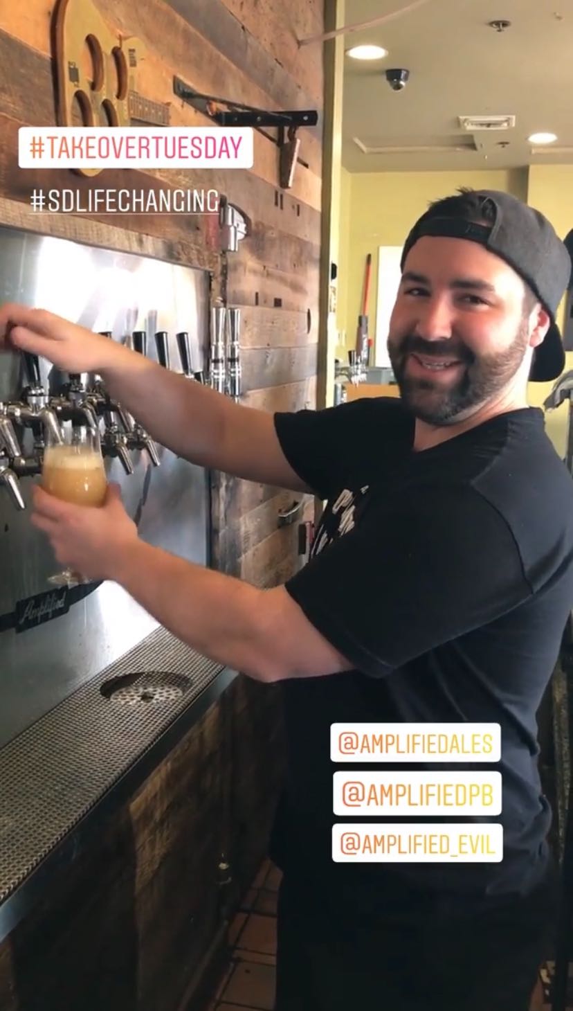 #TakeoverTuesday with Amplified Ale Works - San Diego: Life. Changing.